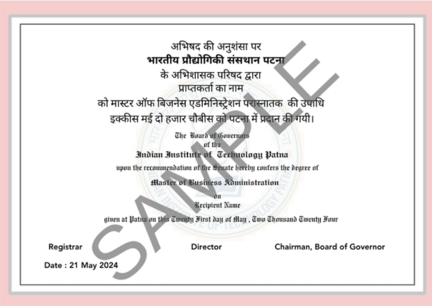 IIT Patna MBA+BBA Program : 2025